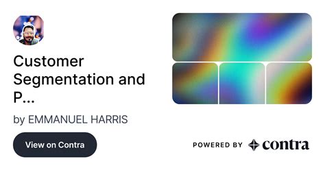 Customer Segmentation And Predictive Analytics By EMMANUEL HARRIS