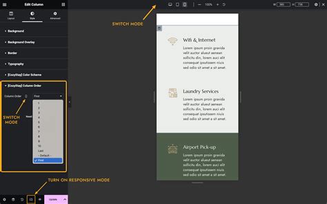 Change The Order Of Columns For Different Devices CozyStay Knowledge Base