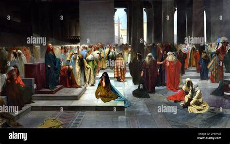 Jesus Christus Und Die Frau Die Im Ehebruch Gefangen Wurde Christus