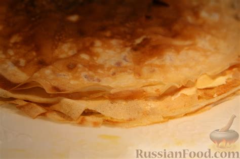 Рецепт: Блины на кефире на RussianFood.com