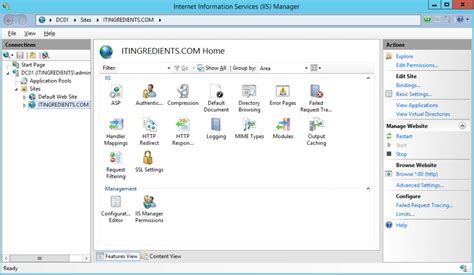 How To Create Website On Iis In Windows Server 2012 R2