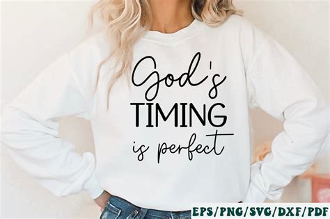 God S Timing Is Perfect Svg Graphic By Designer302 · Creative Fabrica