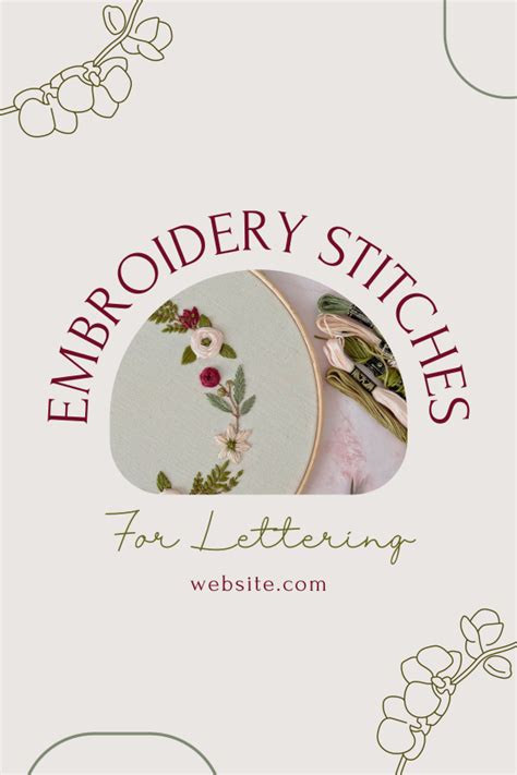 Embroidery Class Pinterest Pin Brandcrowd Pinterest Pin Maker