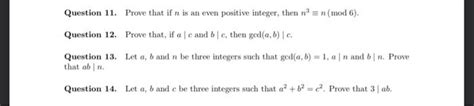 solved question 11 prove that if n is an even positive
