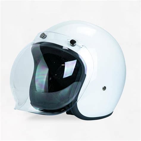 Voss 501 Bobber Pearl White Helmet Voss Helmets