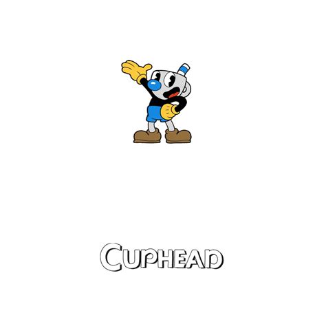 Cuphead Mugman Backpack Superpack Mugman Standing Character Art