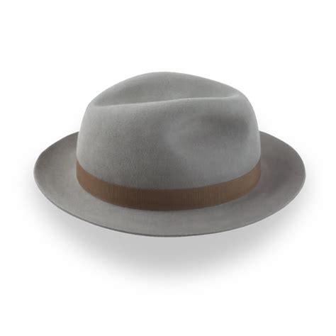 Grey Classic Fedora Hat The Icon Agnoulita Hats