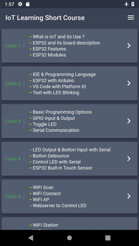 Iot Learning Short Course Pro Esp32 Arduino أحدث إصدار 100 للأندرويد