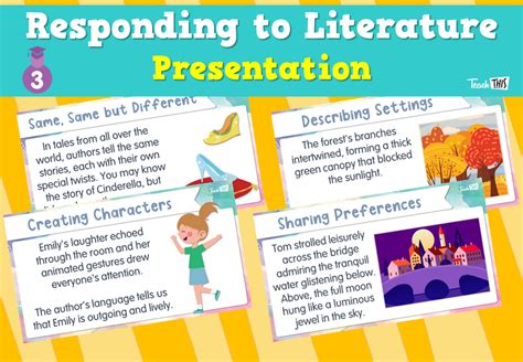 Responding To Literature Presentation Teacher Resources And Classroom Games Teach This