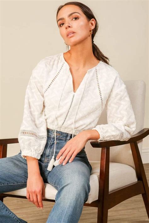 Becky Summer Top White X Small White Lt B Tops European Fashion Summer Top