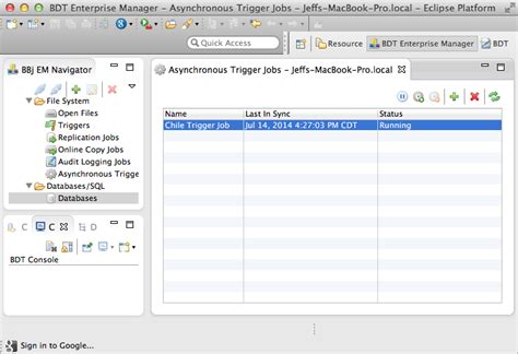 Em File System Asynchronous Triggers
