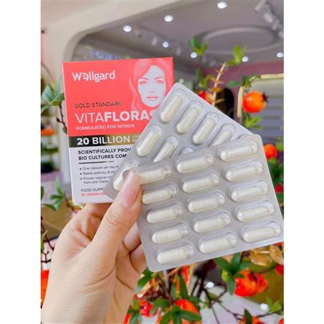 Men Vi Sinh Phụ Khoa Wellgard Vitaflora Uk 20 Tỷ Cfu Lợi Khuẩn Shopee