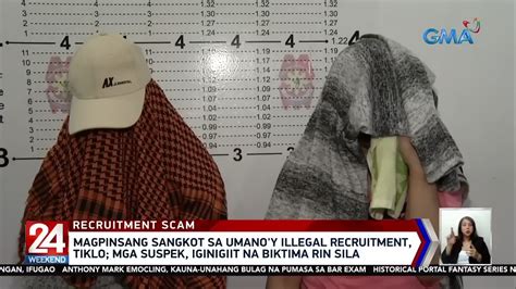Magpinsang Sangkot Sa Umanoy Illegal Recruitment Tiklo Mga Suspek