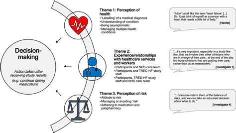 of main themes and sub‐themes from the analysis of interview