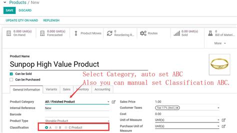 Product Abc Classification 物料abc分类法 Odooai欧度智能