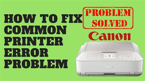 Common Canon Printer Issues