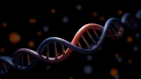 Vibrant 3d Dna Double Helix Animation Exploring Genetics And Molecular Structure In Scientific