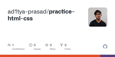 Github Ad1tya Prasadpractice Html Css