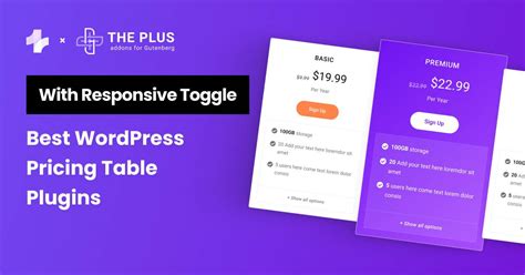 Wordpress Pricing Table Plugin Responsive Cabinets Matttroy