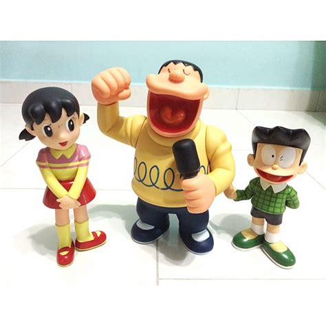 Doraemon Figurines Pang Hu Xiao Fu Jing Xiang Hobbies And Toys Toys