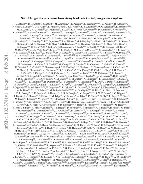 Pdf Search For Gravitational Waves From Binary Black Hole Inspiral Merger And Ringdown