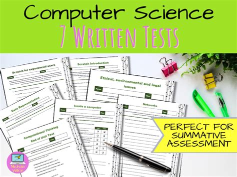 topic specific computing revision tests gcse computer science and ks3
