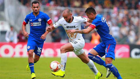 Cruz Azul Vs Pumas Horario Transmisión De Tv Posibles Alineaciones