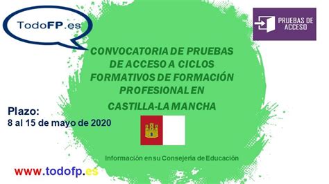 Pruebas de acceso a ciclos formativos de Formación Profesional Grado Medio y Superior IES