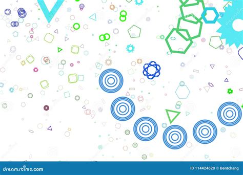 Color Abstract Motion Particle Or Random Pattern Generative Art