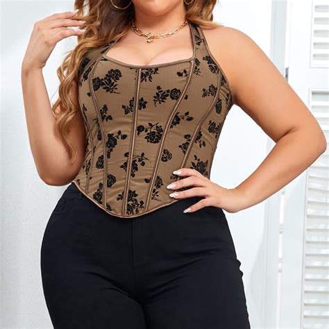 B91xz Cute Shirts For Women Womens Corset Top Bustier Corset Top Tight