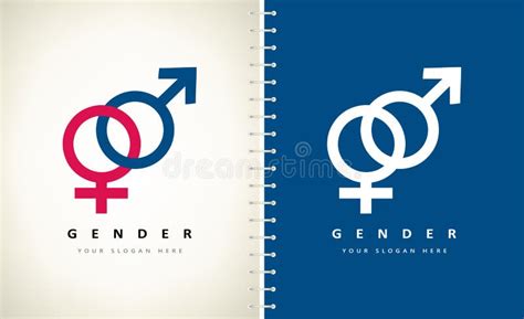 Género Del Logo Sexual Masculino Y Femenino Ilustración Del Vector
