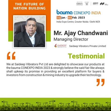 Bauma Conexpo India On Linkedin Bai Construction Innovation