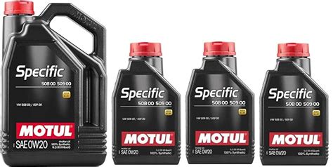 Motul Specific 508 00 509 00 0W20 A1/B1 Fully Synthetic Engine Oil, 8 ...