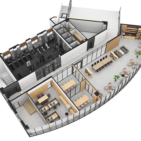 복지관 아이소 3d 공간 모델링 포트폴리오 크몽