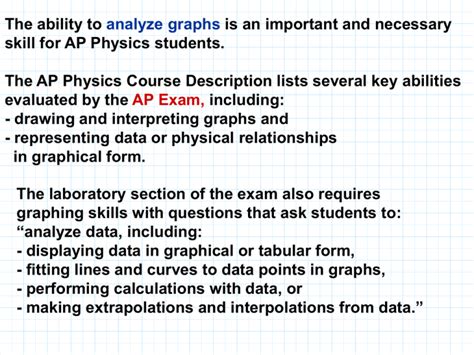 Ap Physics Graphical Analysis And Linearization Techniques