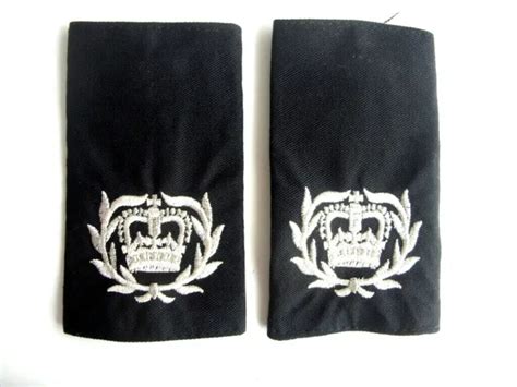 Royal Logistic Corps Eod Coverall Rank Slides Silverblack Rlc Ato