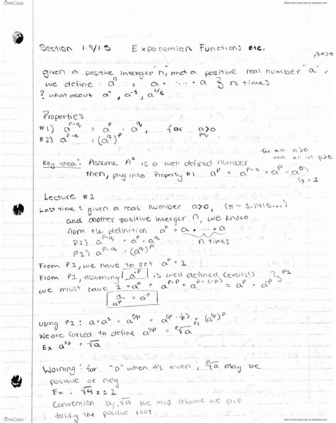 calculus 1000a b lecture 1 1 15 oneclass
