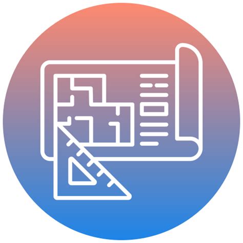 Architecture Generic Gradient Fill Icon