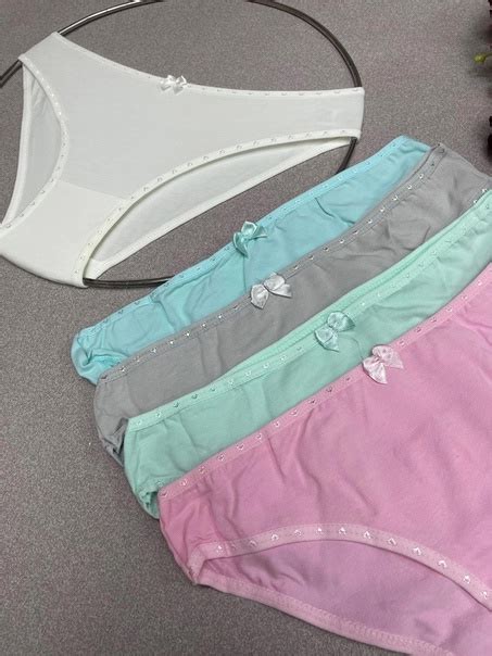 Для девушек трусы с идеальней посадкой из высококачественного хлопка однотонные ️ Производство