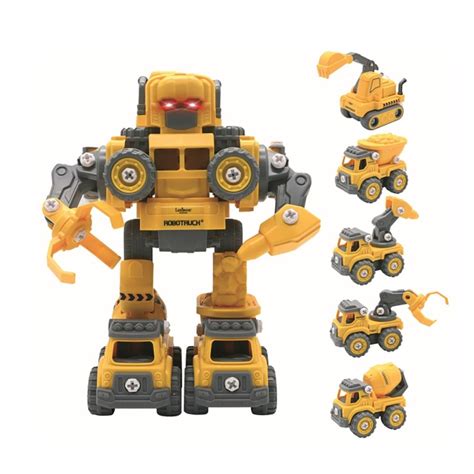 Робот 5 в 1 със светлини и звукови ефекти, Lexibook, RoboTruck | Toyzz Shop