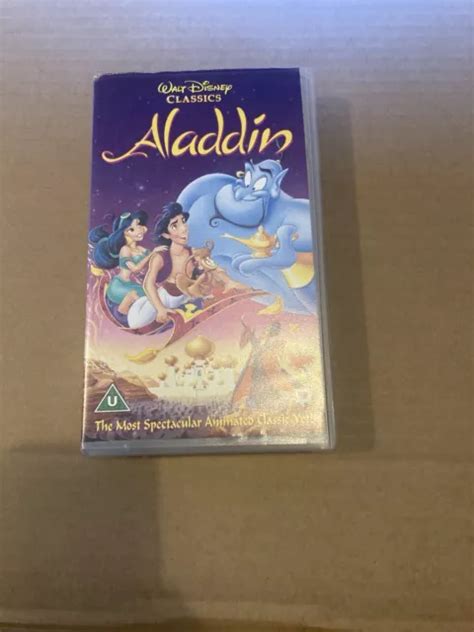 Aladdin Vhs Tape Disney 1992 Film £500 Picclick Uk