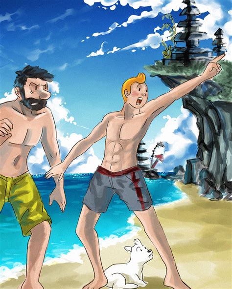Tintin In Bali By Bukanorang On Deviantart
