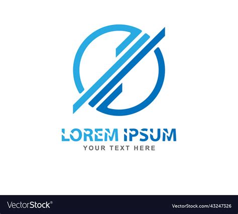 Abstract Circular Logo Template For A Logo Brand Vector Image