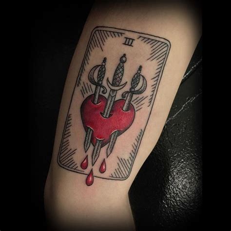Pin Su Tattoos Of Tarot Cards