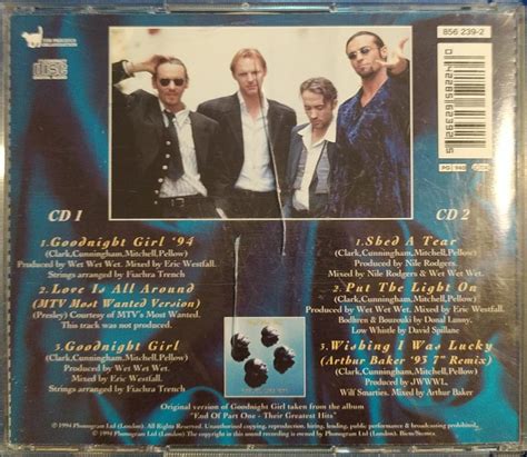 2cds Wet Wet Wet Goodnight Girl 94 Limited Edition 1994 Aukro