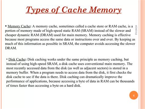 Cache Memory Presentation Ppt