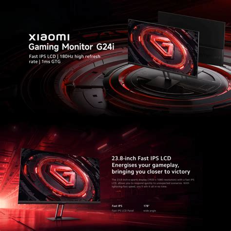 Promo Xiaomi G I Inch Fhd Ips Hz Ms Gaming Monitor Diskon Di