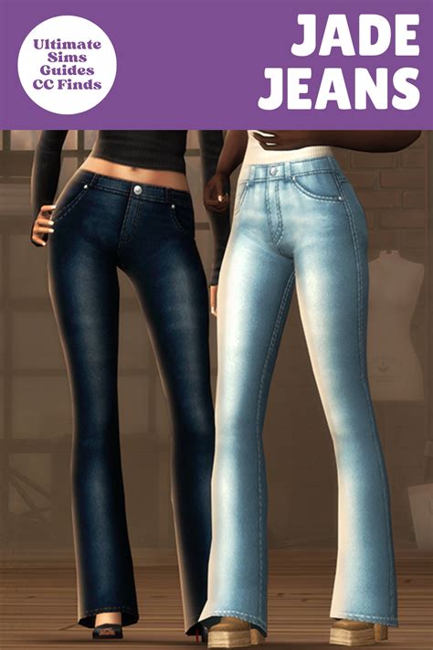 Must Have Sims 4 Cc Jeans For Your Mods Folder Jeans Sims 4 Cc