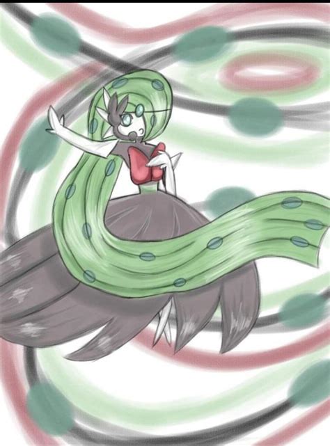 Melotta X Gardevoir Fusion R Pokemonart