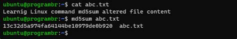 Md5sum Command In Linux Uses Of Md5sum Command With Examples